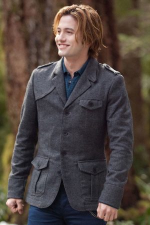Jasper Hale The Twilight Saga: Breaking Dawn 2 Grey Jacket