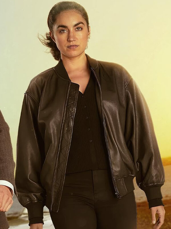 Sofia Barclay Lynley S01 Barbara Havers Black Bomber Jacket