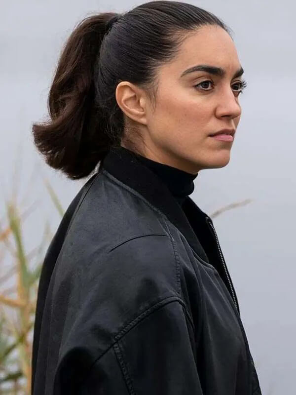 Sofia Barclay Lynley S01 Barbara Havers Black Bomber Jacket