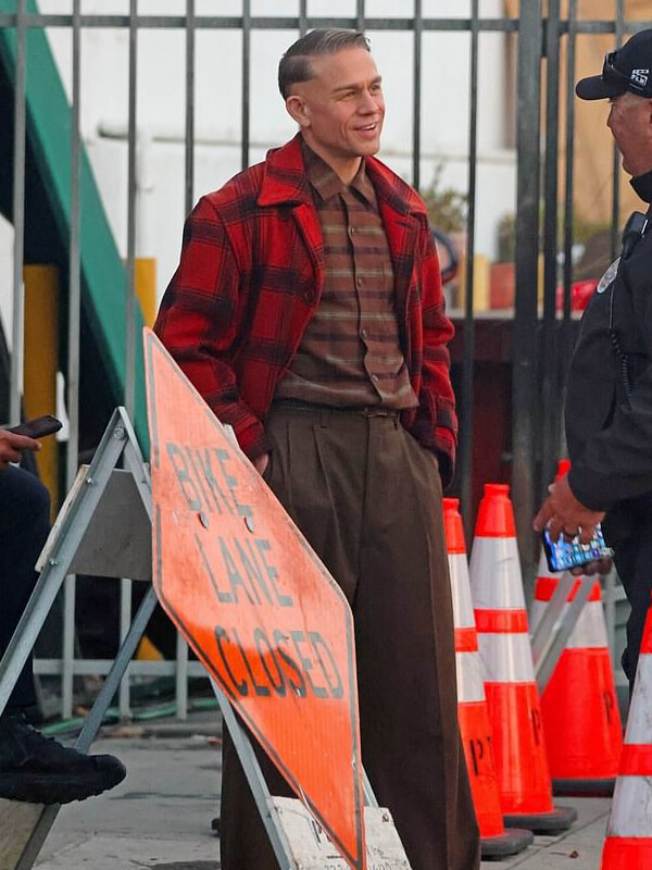 Monster: The Ed Gein Story Charlie Hunnam Wool Coat