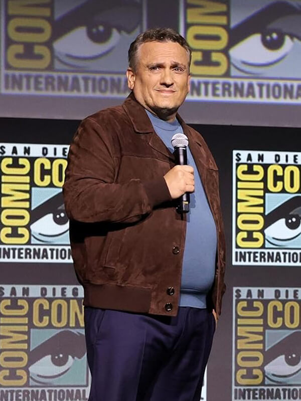 Avengers Doomsday Joe Russo Brown Suede Jacket