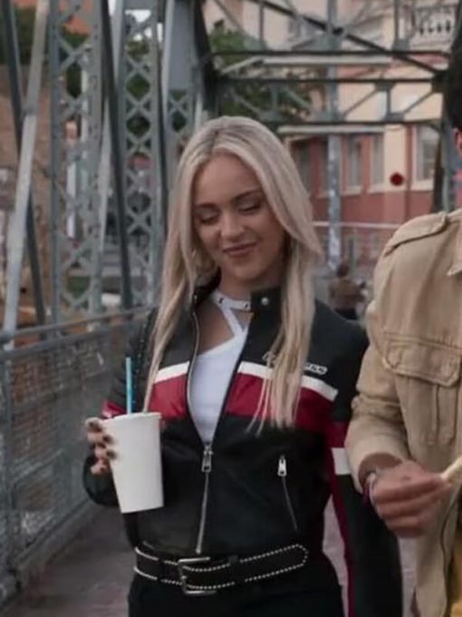 Idolos 2026 Desirée Popper Biker Leather Jacket