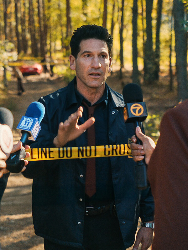 Jack Harper His & Hers 2026 Jon Bernthal Blue Jacket