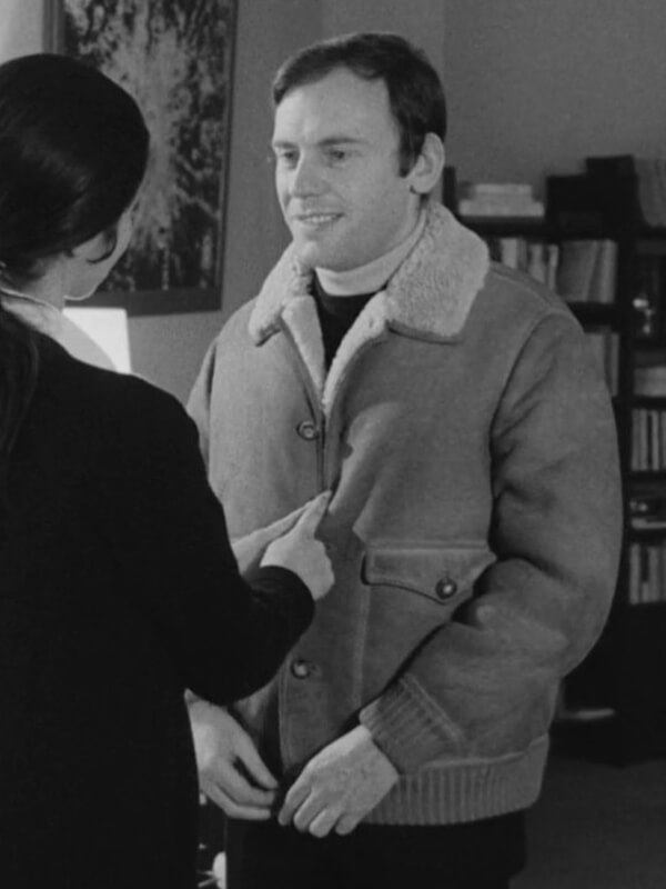 Jean Louis My Night at Maud's Suede Shearling Jacket