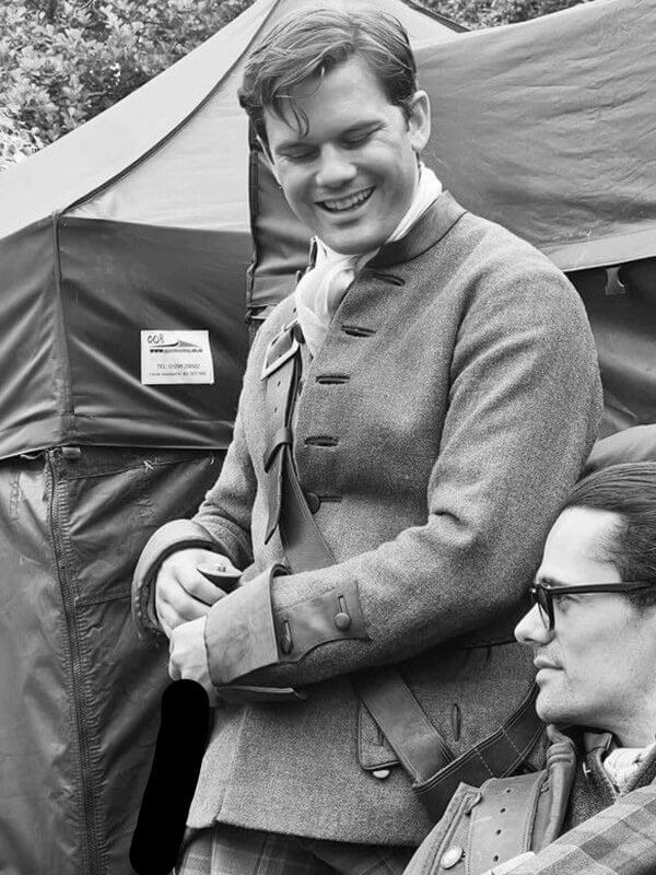 Jeremy Irvine Outlander: Blood of My Blood S01 Wool Jacket