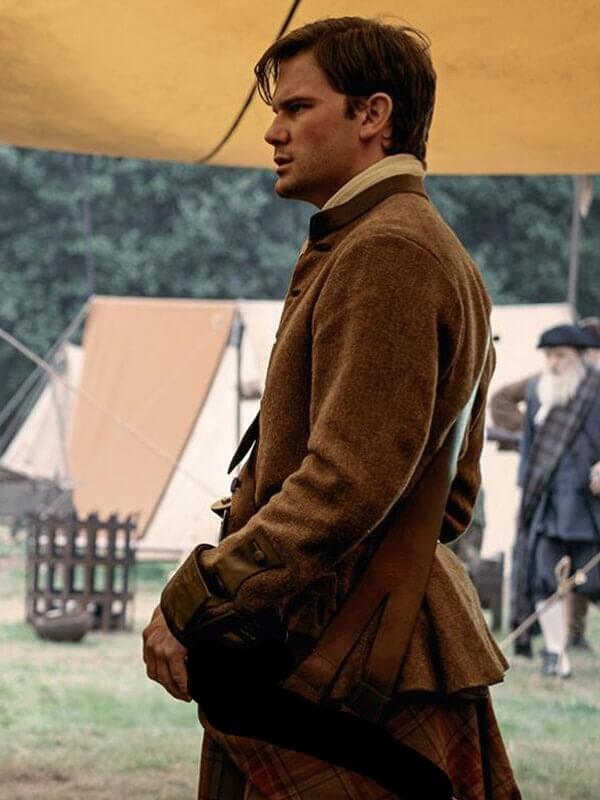 Jeremy Irvine Outlander: Blood of My Blood S01 Wool Jacket