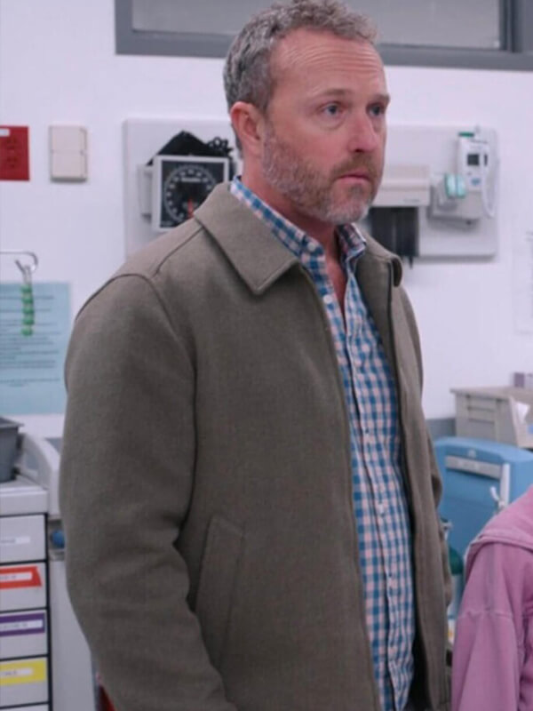 Larry Edwards The Pitt 2025 Devon Gummersall Wool Jacket