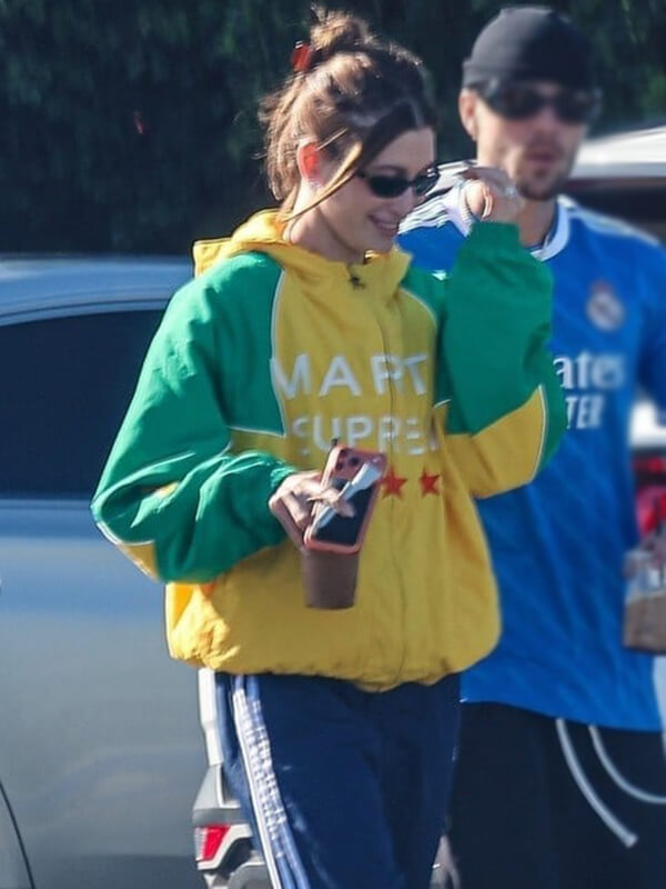 Marty Supreme 2025 Hailey Bieber Hooded Jacket