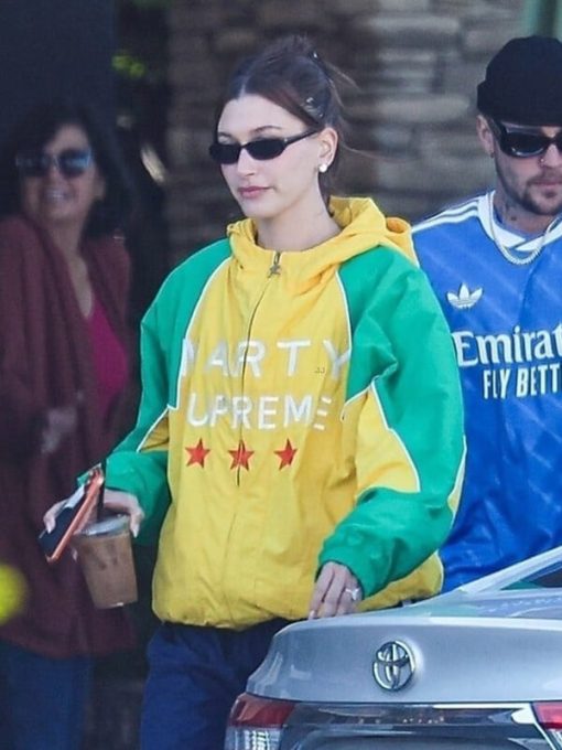 Marty Supreme 2025 Hailey Bieber Hooded Jacket