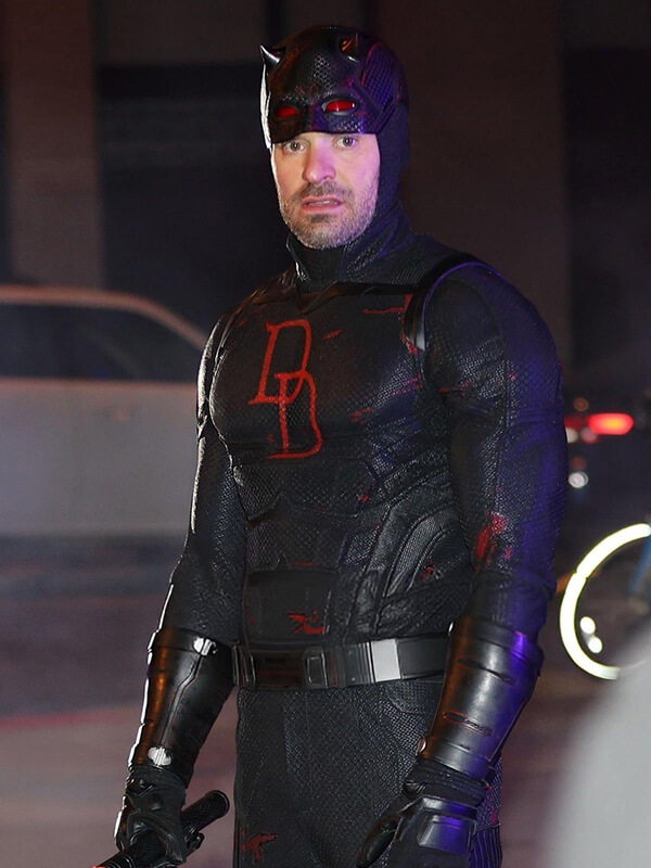 Matt Murdock Daredevil Born Again S02 Black Leather Jacket