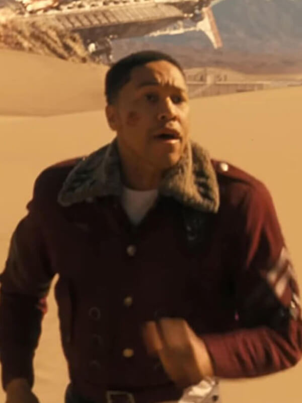Maximus Fallout S02 Aaron Moten Red Cotton Jacket