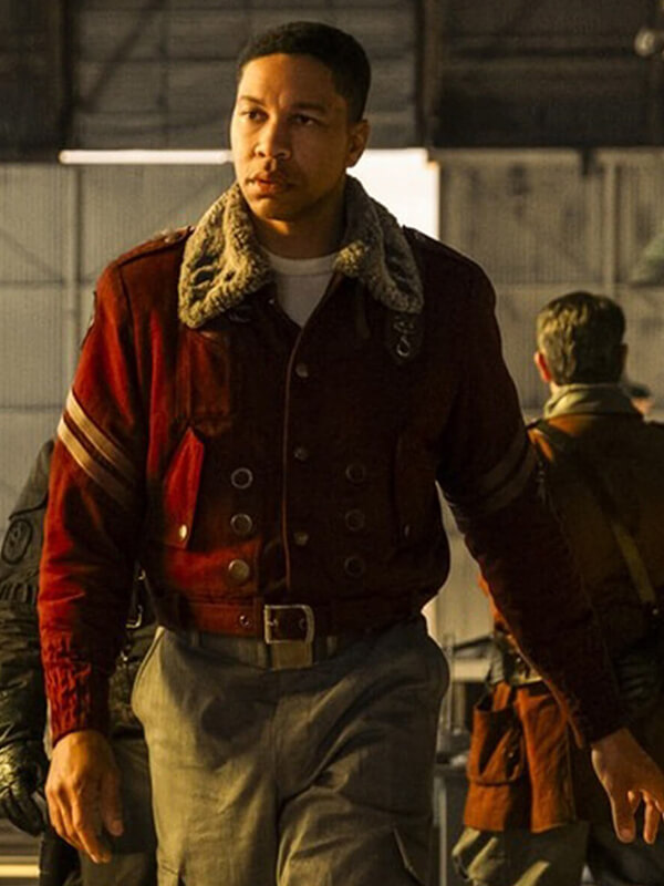 Maximus Fallout S02 Aaron Moten Red Cotton Jacket