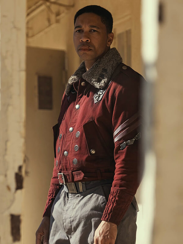 Maximus Fallout S02 Aaron Moten Red Cotton Jacket