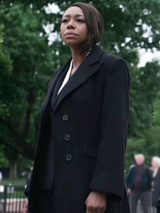 The Night Agent S02 Catherine Weaver Wool Coat