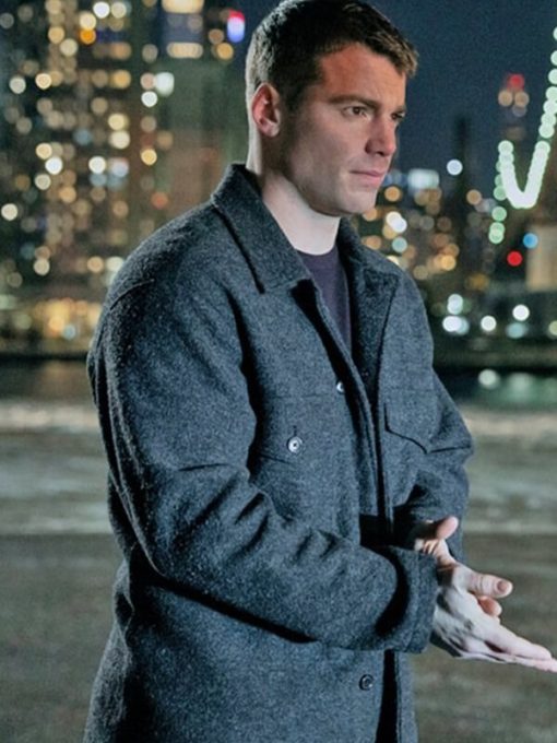 The Night Agent S03 Peter Sutherland Wool Jacket