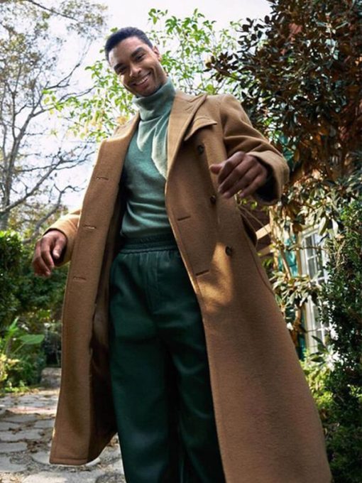 Bridgerton Simon Basset Beige Wool Coat