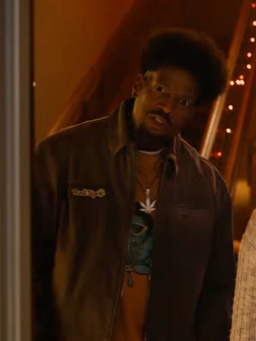 Scary Movie 6 Marlon Wayans Brown Cotton Jacket